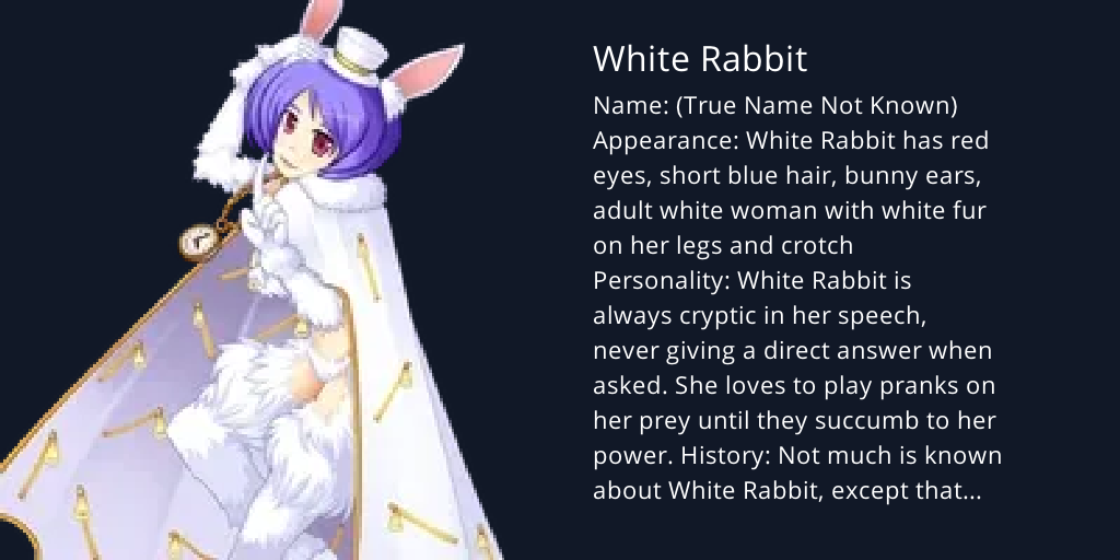 White Rabbit - Bot Profile