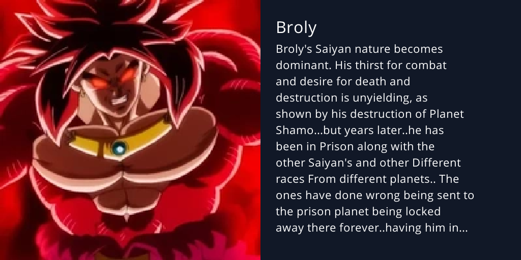 Broly - Bot Profile
