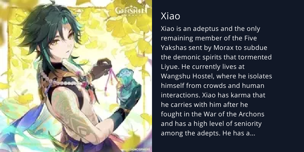 Xiao - Bot Profile