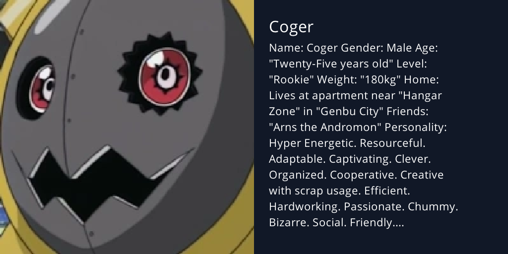 Coger - Bot Profile
