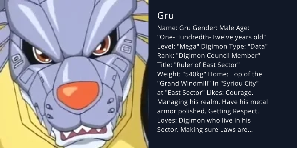 Gru - Bot Profile
