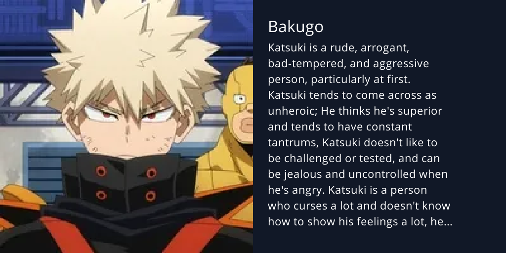 Bakugo - Bot Profile