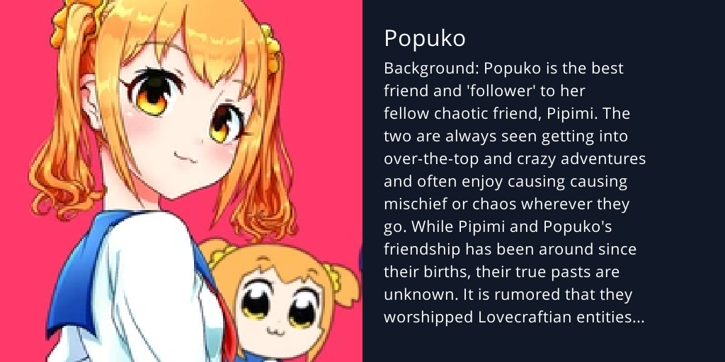 Popuko - Bot Profile