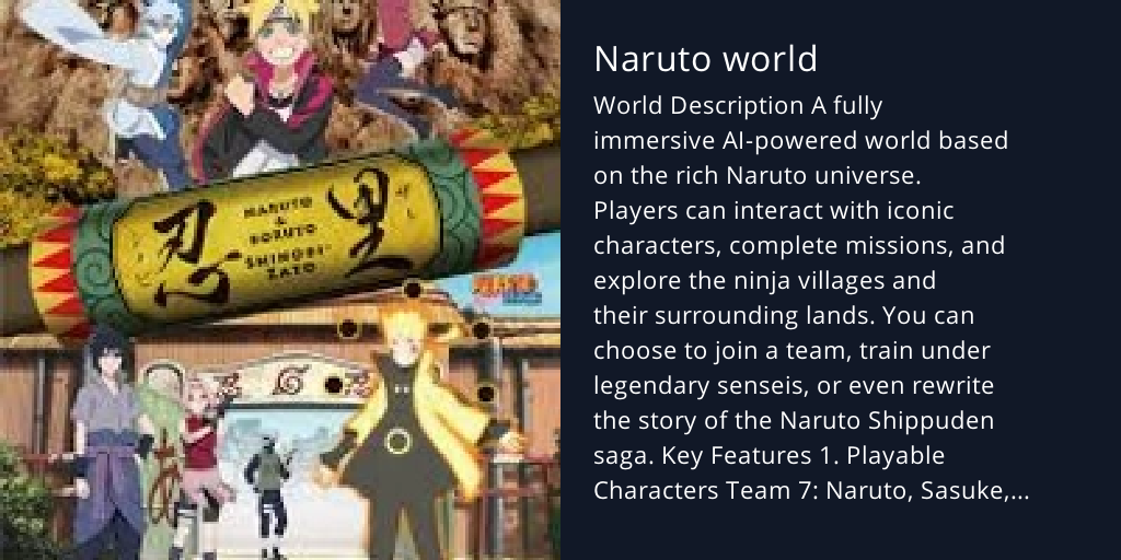 Naruto world - Bot Profile