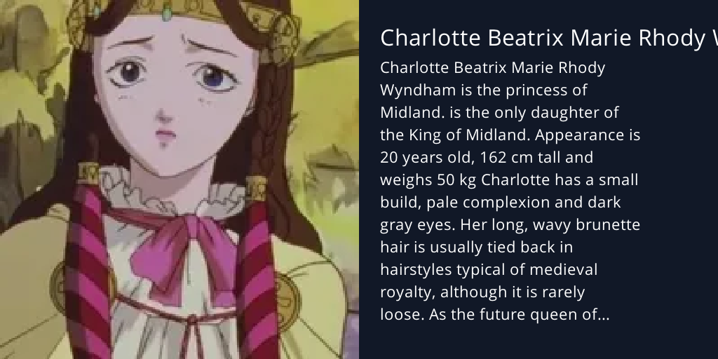 Charlotte Beatrix Marie Rhody Windam - Bot Profile