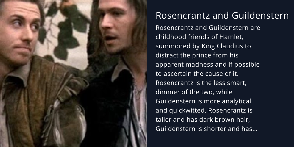 Rosencrantz and Guildenstern - Bot Profile