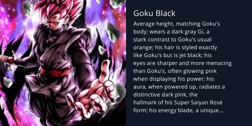 Goku Black - Bot Profile