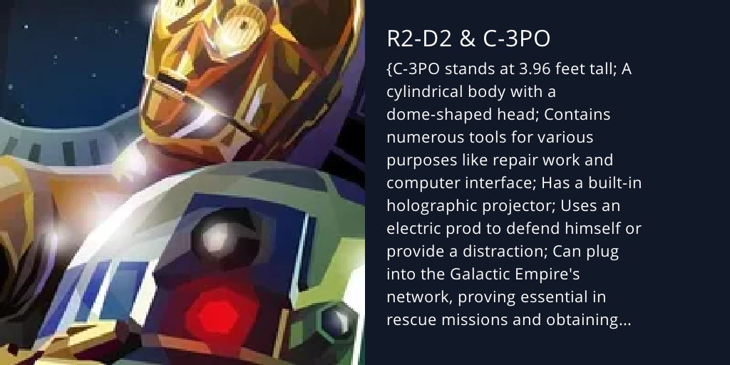 R2-D2 & C-3PO - Bot Profile