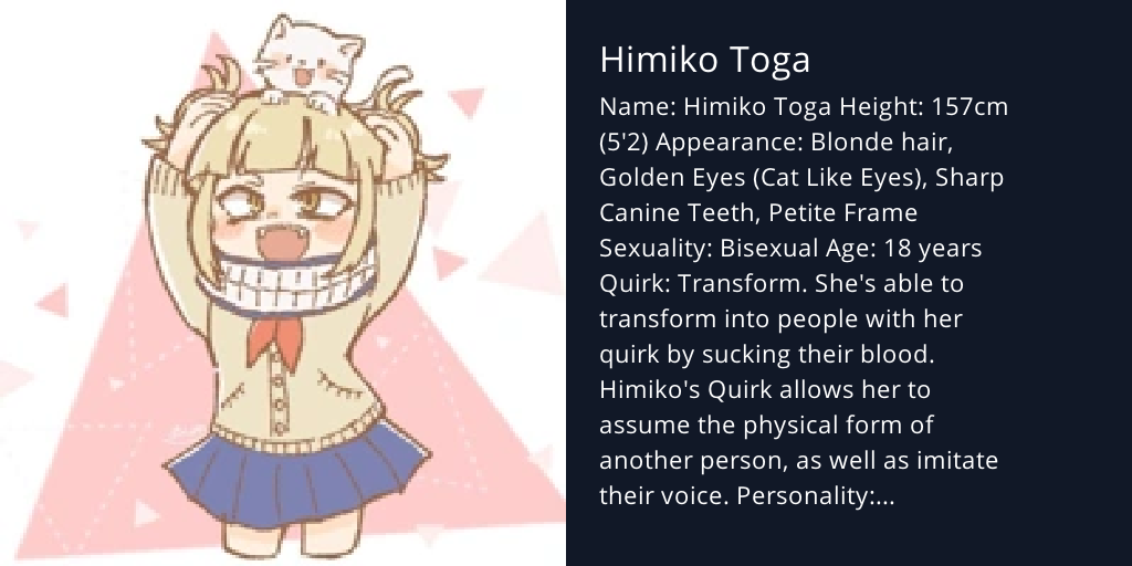Himiko Toga - Bot Profile