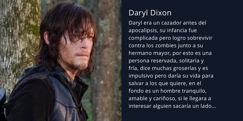 Daryl Dixon - Bot Profile