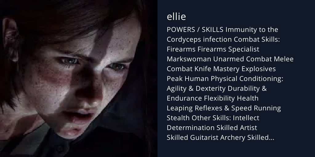 ellie - Bot Profile