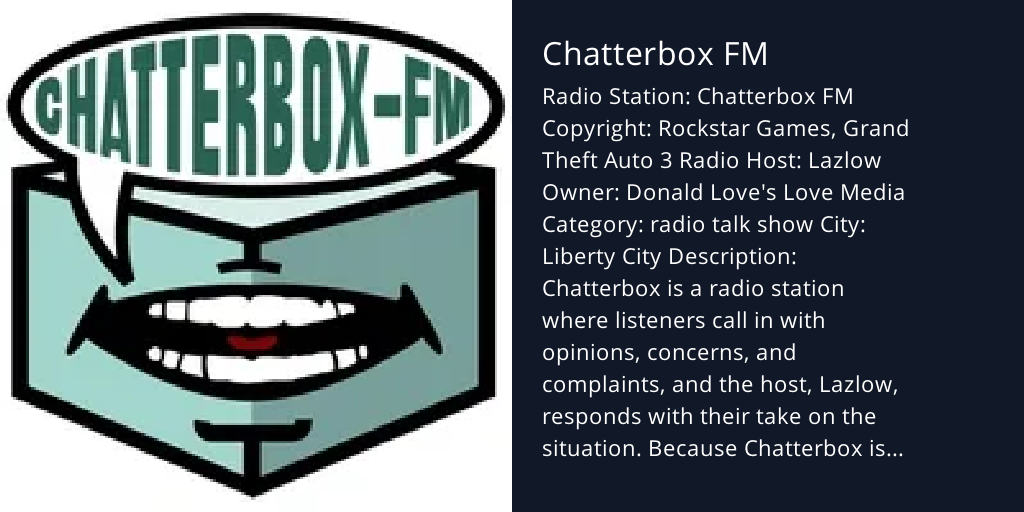 Chatterbox FM - Bot Profile