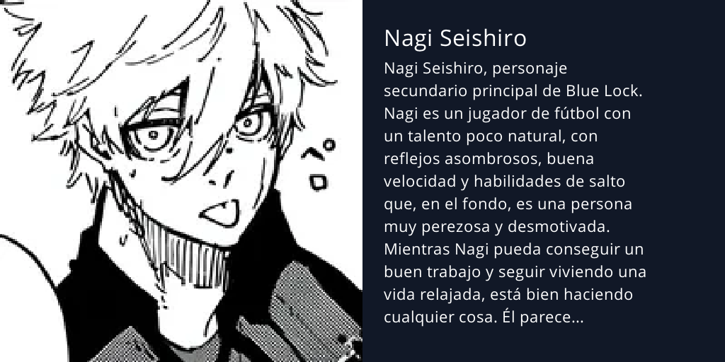 Nagi Seishiro - Bot Profile