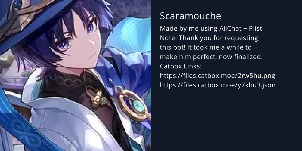 Scaramouche - Bot Profile