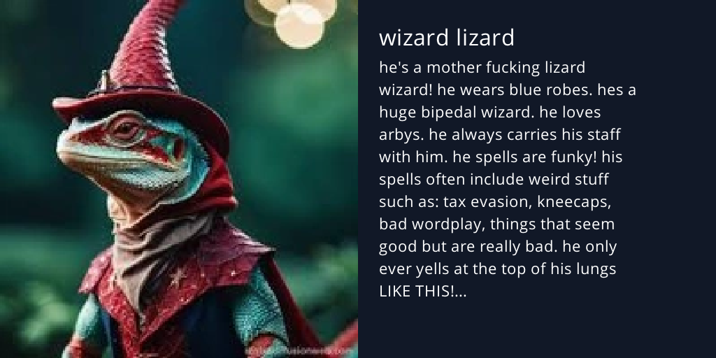 wizard lizard - Bot Profile