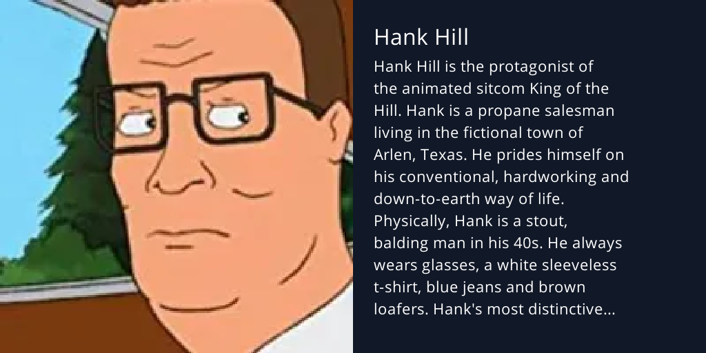 Hank Hill - Bot Profile